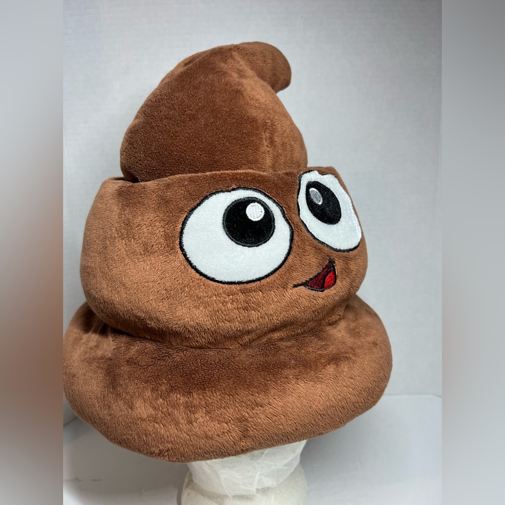 Fiesta Halloween Costume Hat Stinky Poop Emoji 12" Pl… - Gem
